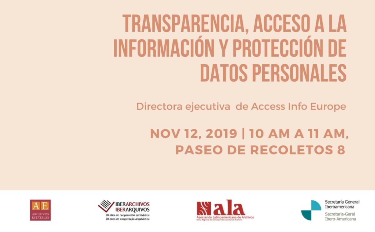 El lugar de los Archivos: Acceso a Información, Transparencia y Memoria ...