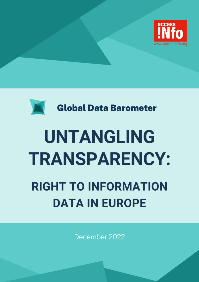Global Data Barometer – Access Info Europe